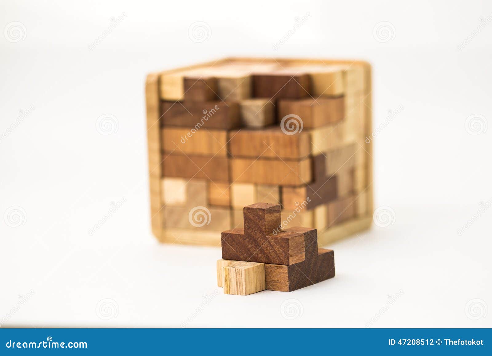 Cube built from blocks stock photo. Image of block, shape - 47208512