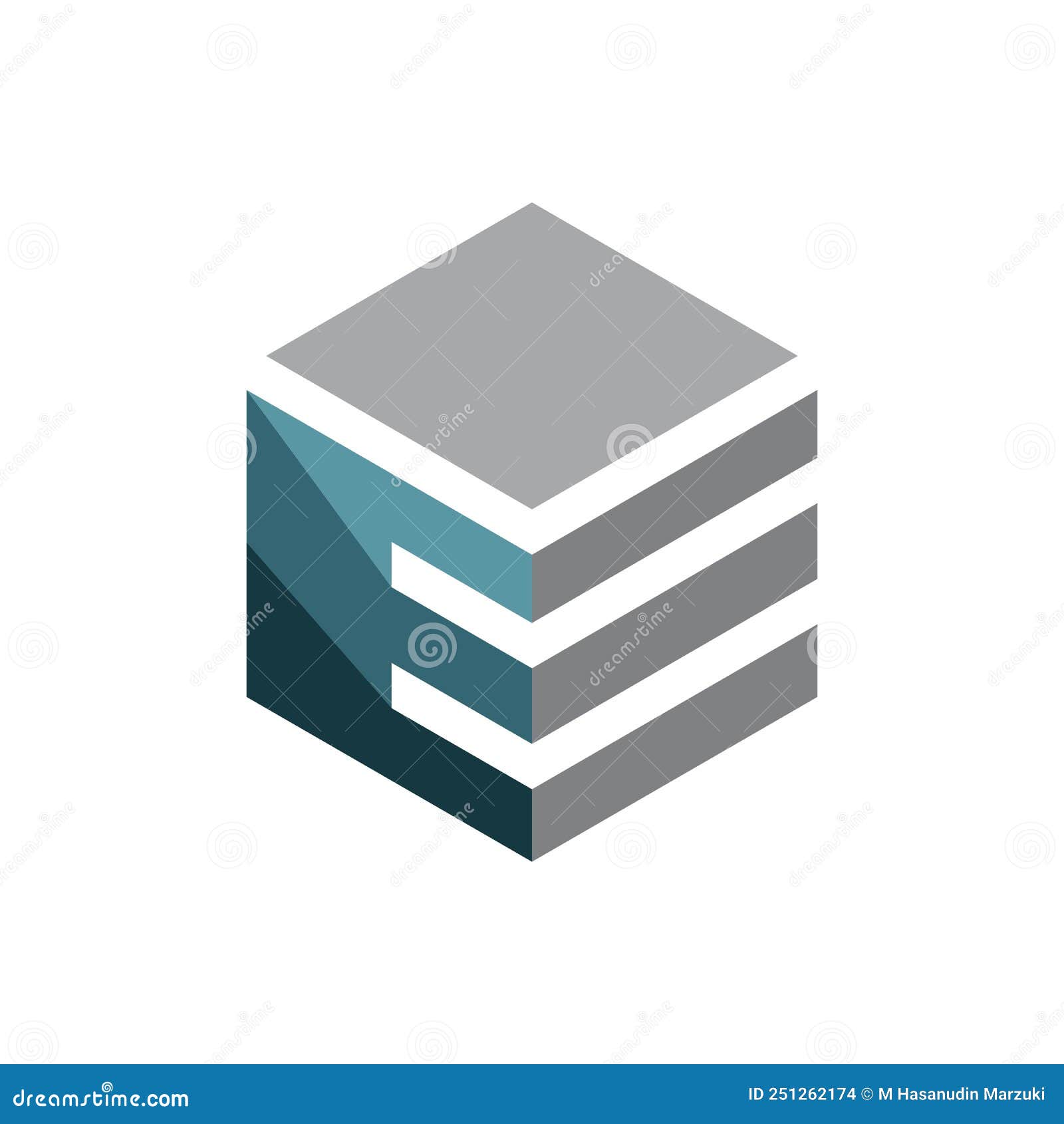 Cube business vector stock vector. Illustration of business - 251262174