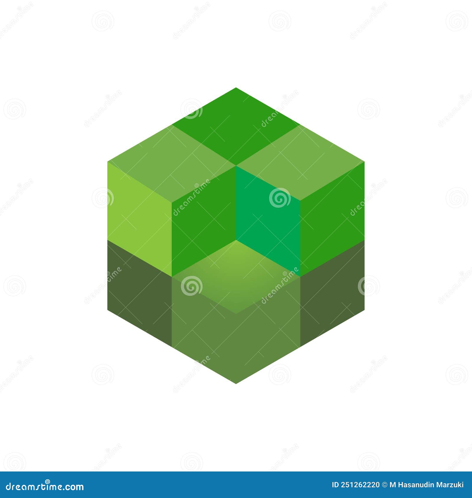 Cube business vector stock vector. Illustration of business - 251262220