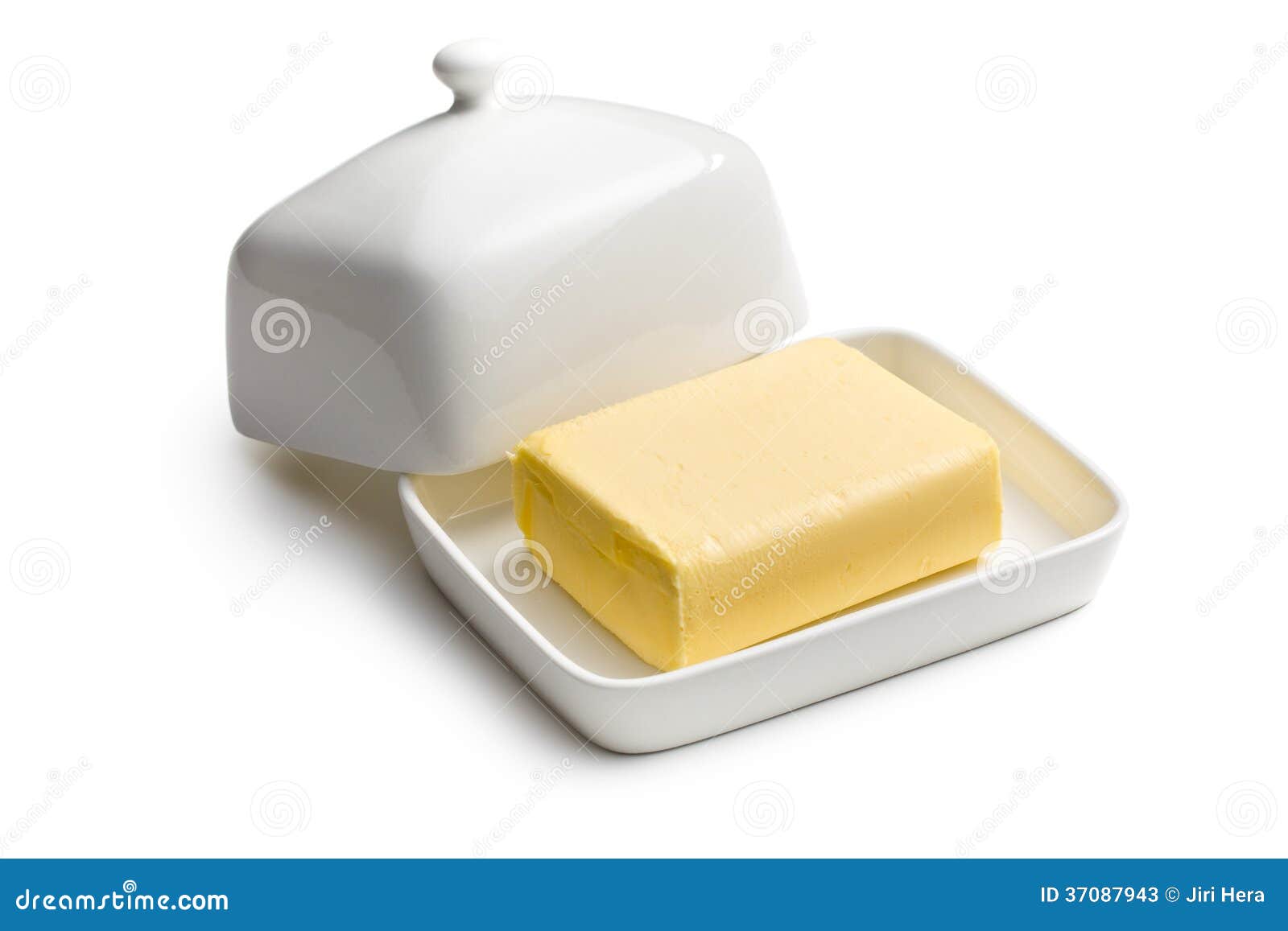 Cube of butter stock image. Image of serving, background - 37087943