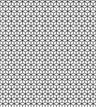 Cube Cell Texture. Cubic Hexagon Cells. Cubic Grid Texture and Cube Fabric Seamless Pattern ...