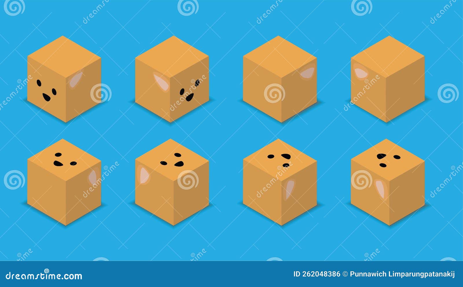 Animal Dice 3D Character Animal Kangaroo Cartoon Vector Stock Vector ...