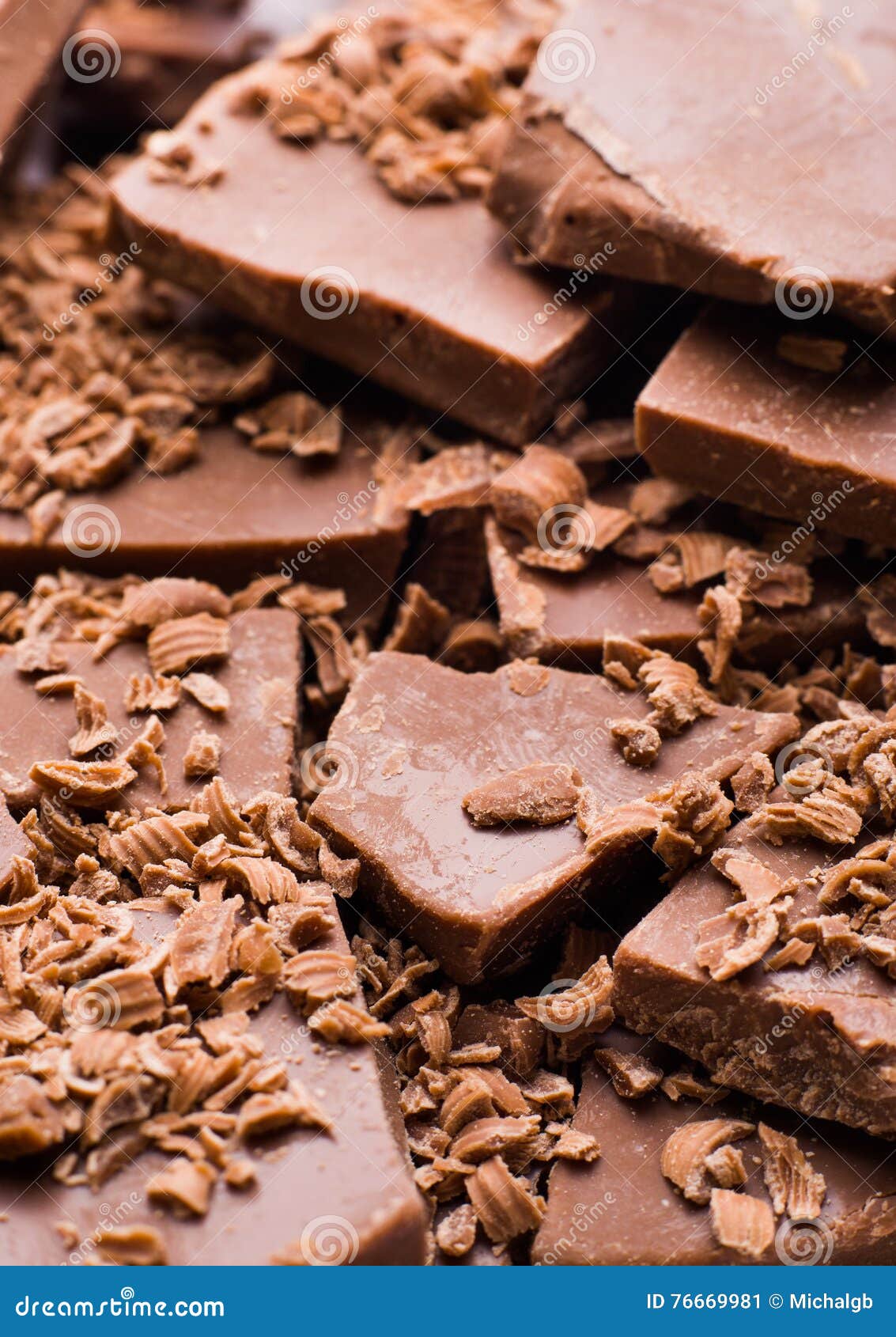 Cube of chocolate stock image. Image of brown, chocolate - 76669981