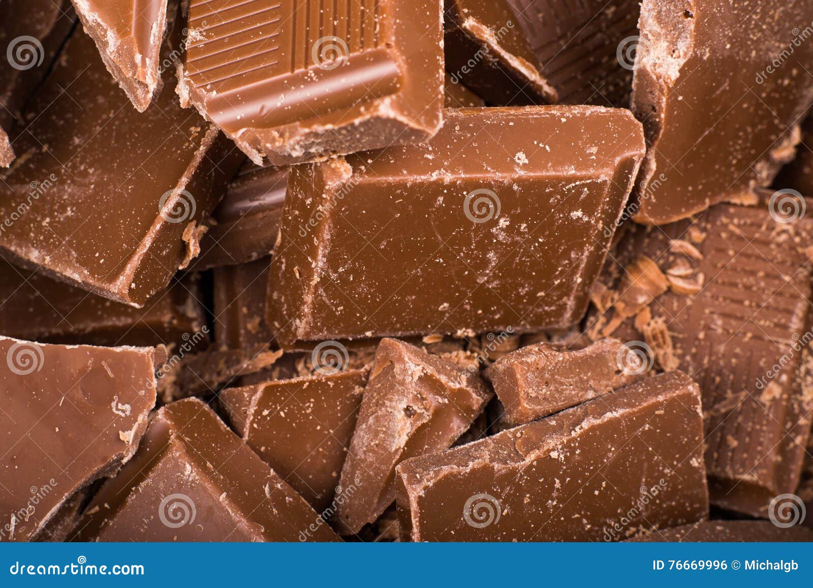 Cube of chocolate stock photo. Image of cocoa, copy, color - 76669996