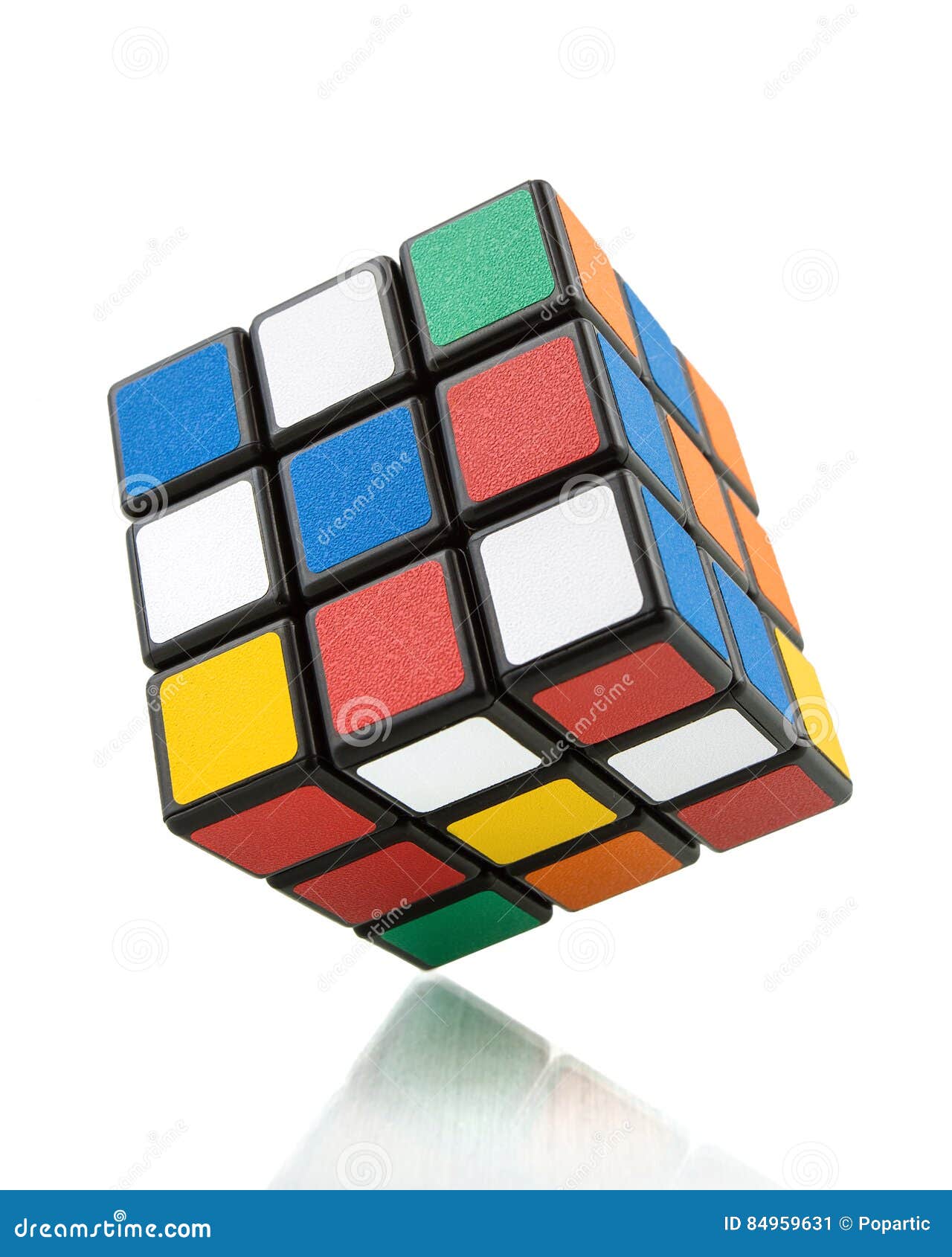 Cube Classique En ` S De Rubik Photo éditorial - Image du forme ...