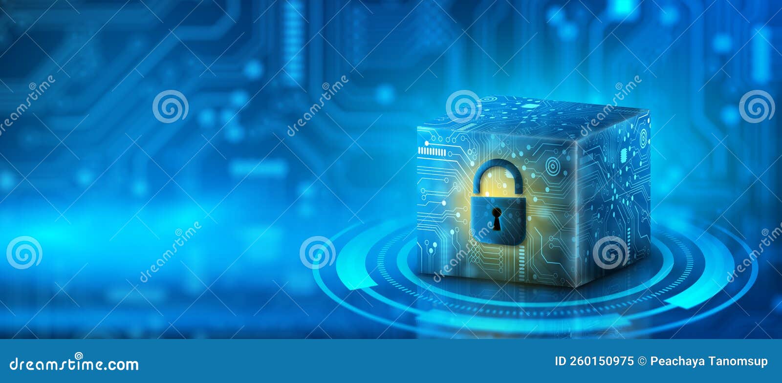 Cube Computing Technology with Padlock. Cloud Data and Internet ...