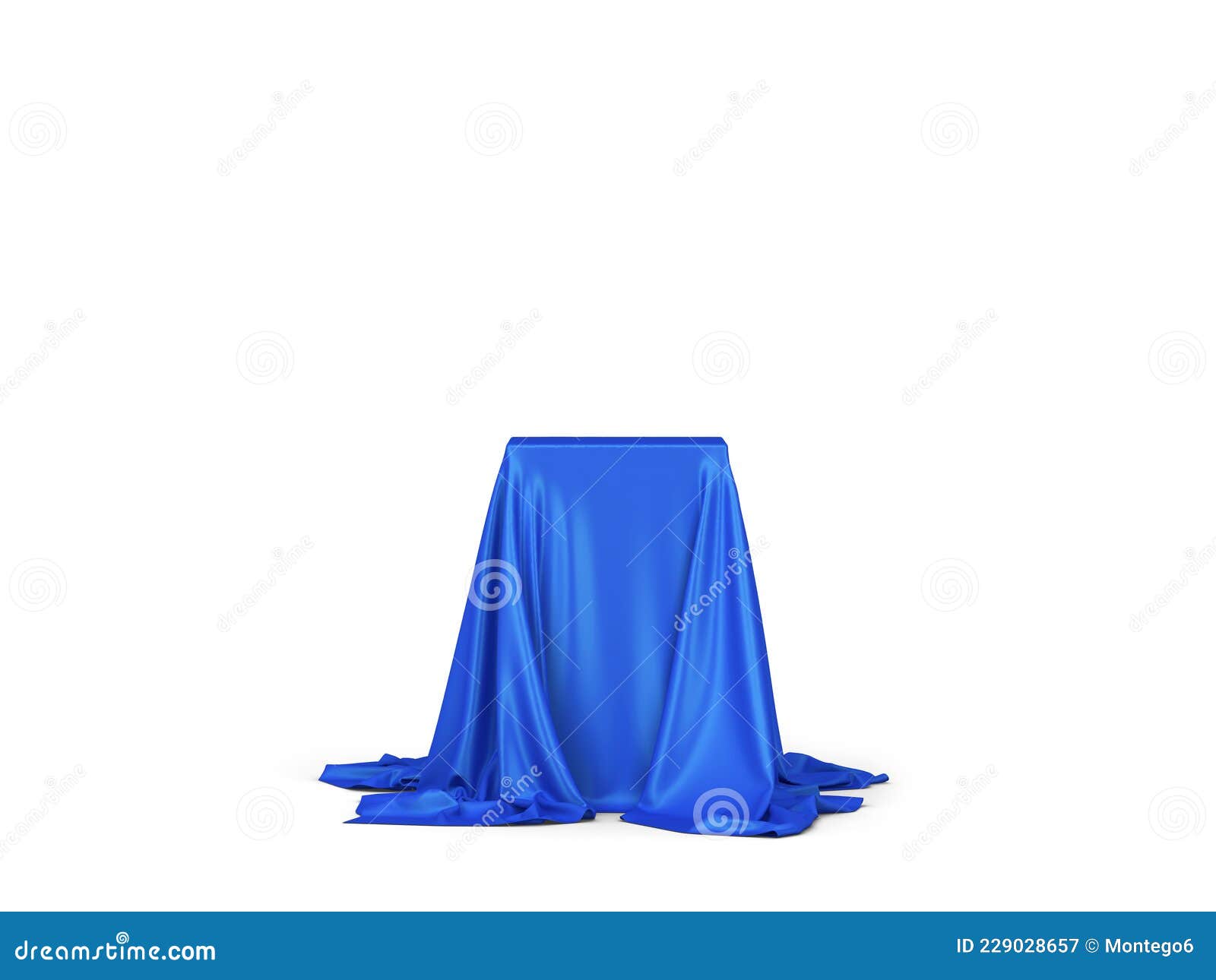 Cube Covered With Piece Of Cloth Royalty-Free Cartoon | CartoonDealer ...