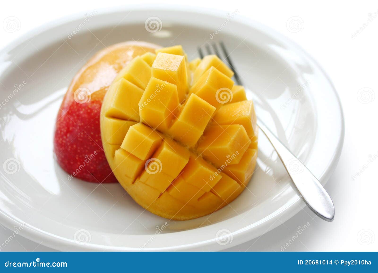 Cube cut Mango stock photo. Image of cube, fruit, tropical - 20681014
