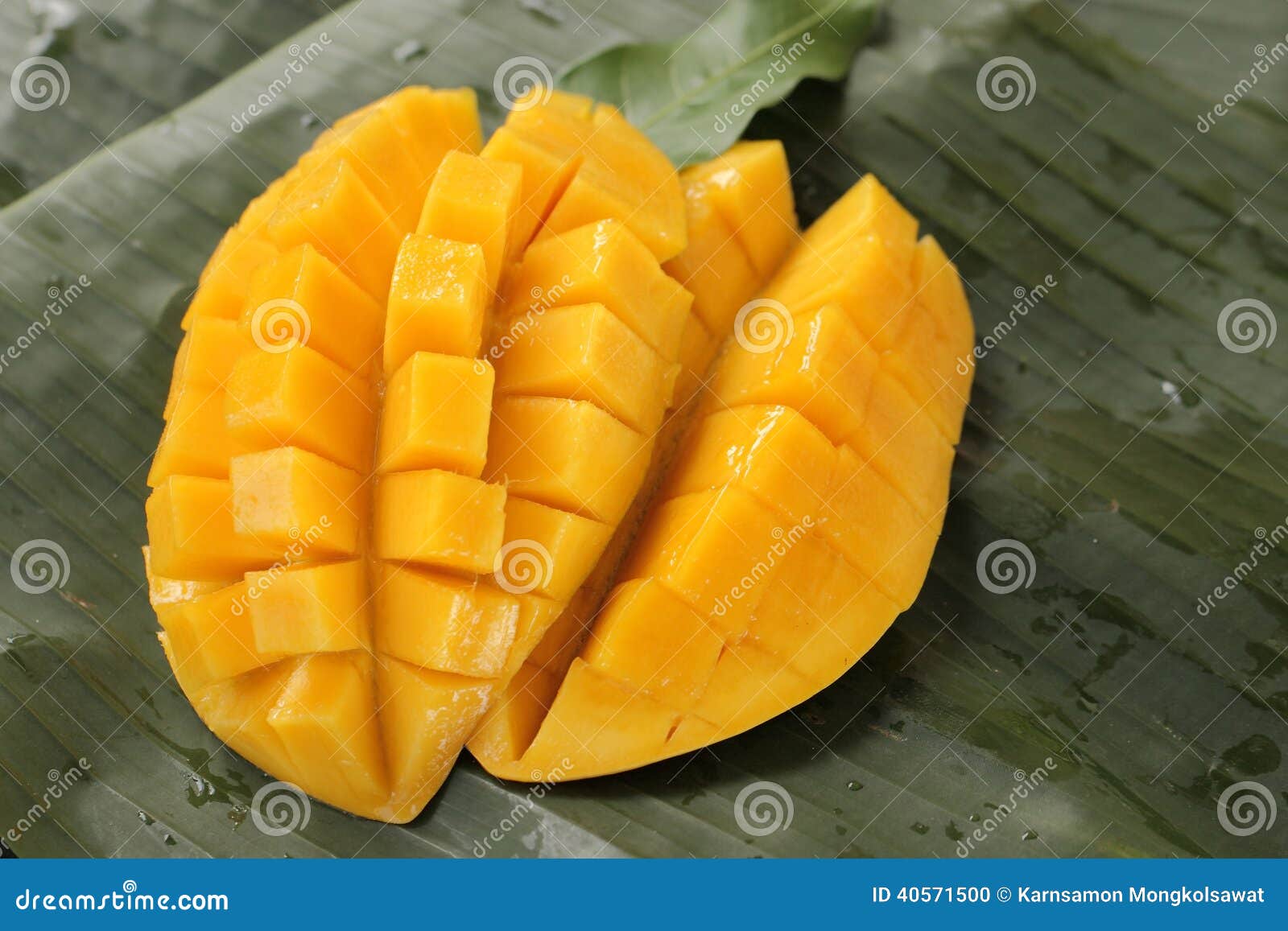 Cube cut mango stock photo. Image of asia, sweet, diet - 40571500