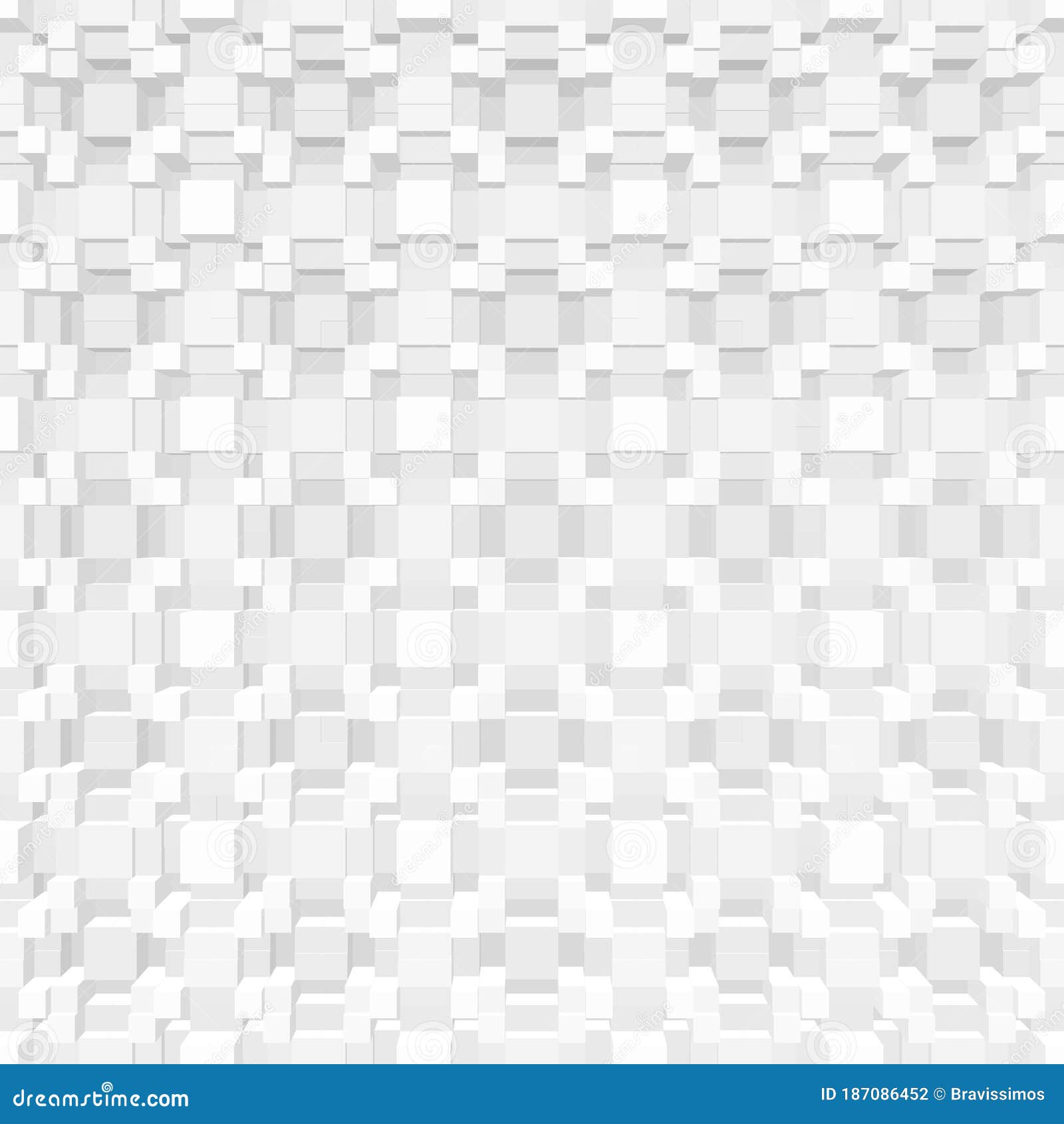 Cube 3d Extrude Symmetry Background, Geometry Simple Stock Illustration ...