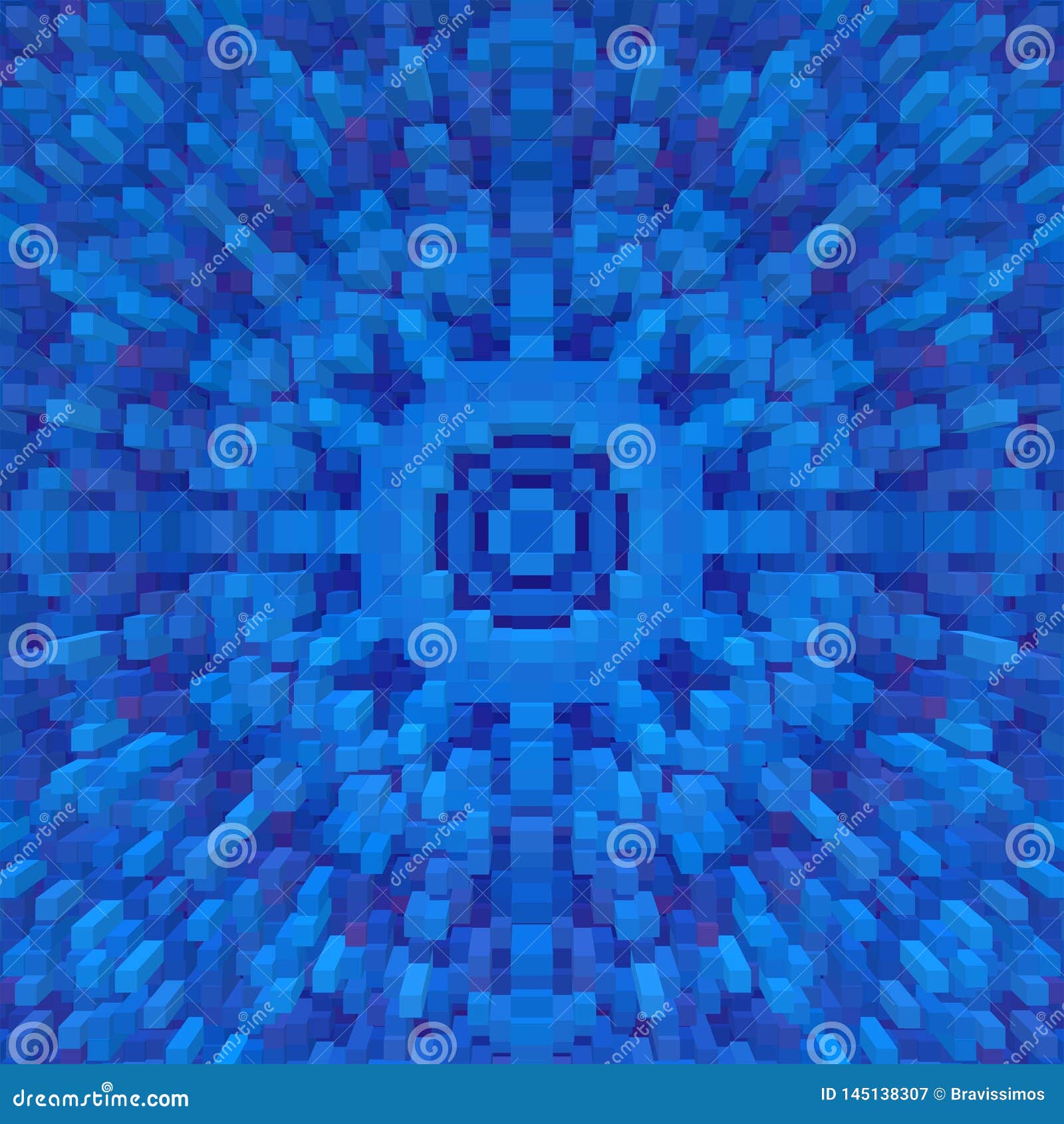 Cube 3d Extrude Symmetry Background, Illustration Stock Illustration ...