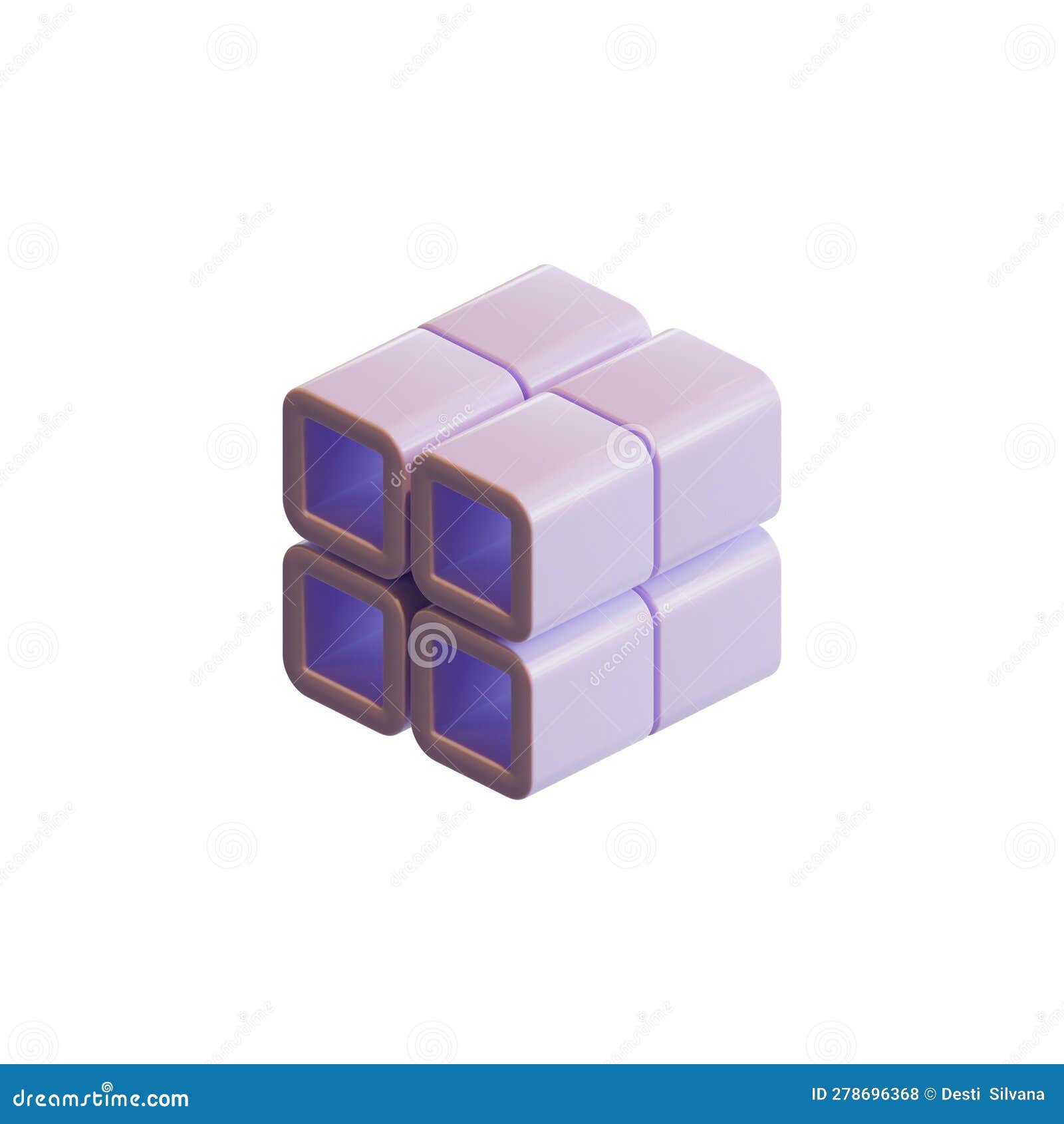 Cube 3D Render Design Element 02 C Stock Photo - Illustration of group ...