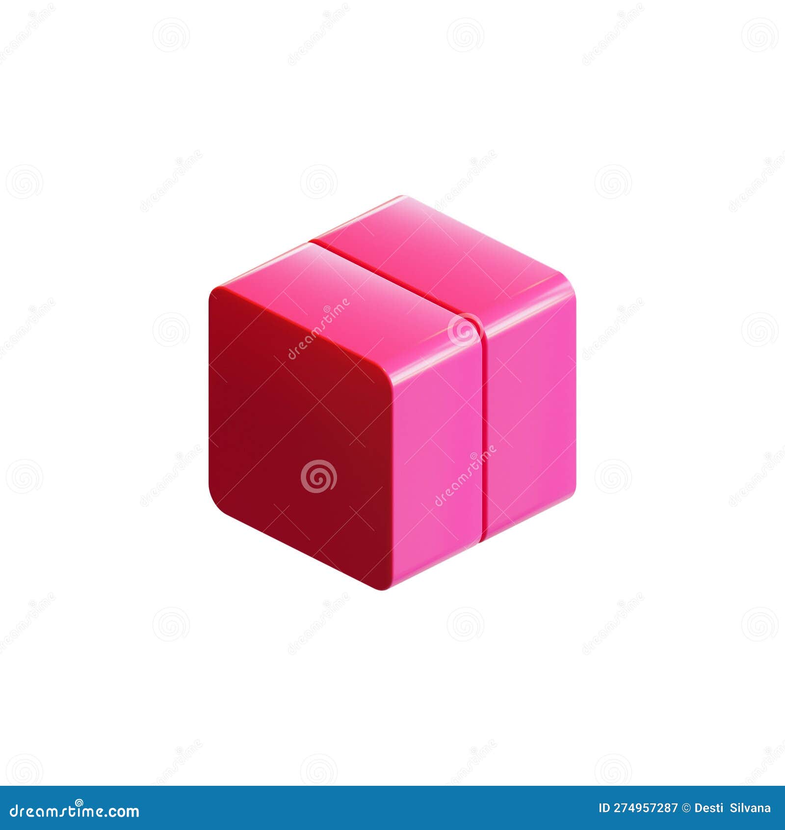 Cube 3D Render Design Element 09 Stock Illustration - Illustration of ...