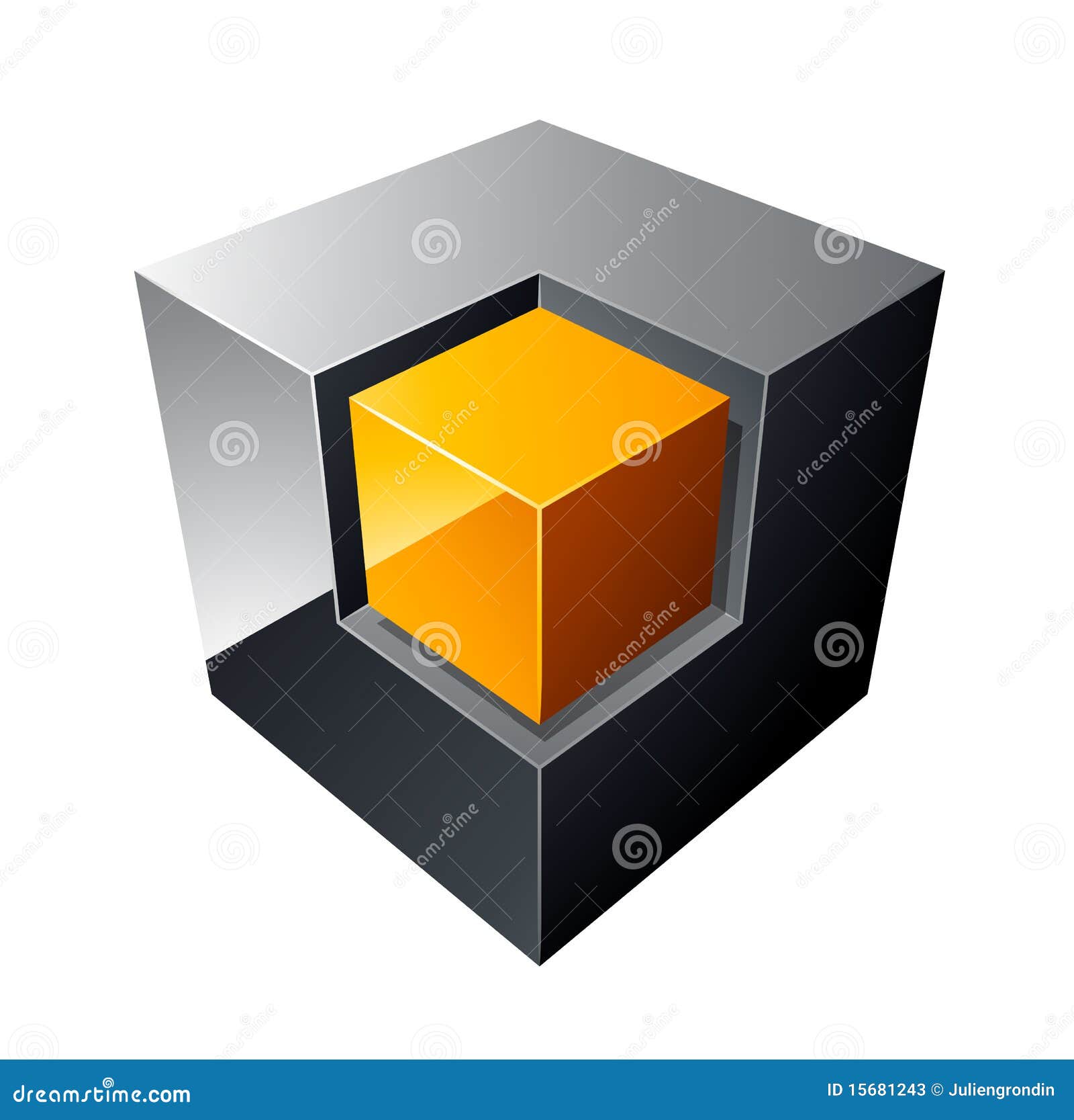 Cube design stock vector. Illustration of cubes, cube - 15681243
