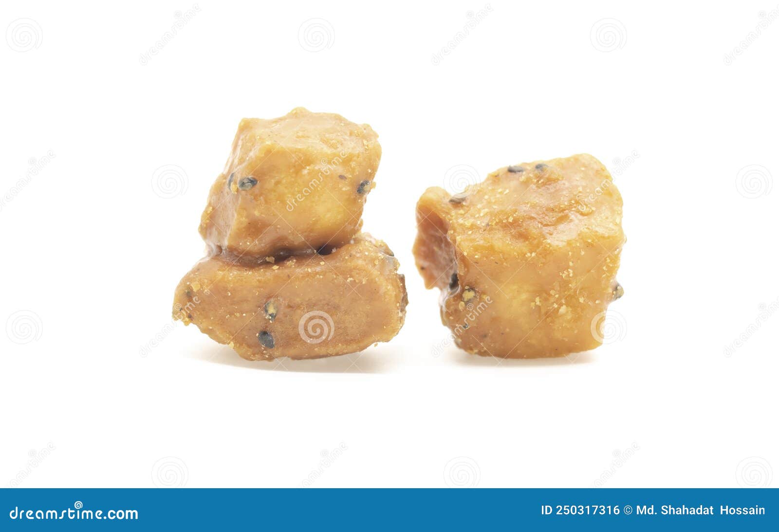 Cube Design Cookies on White Background Stock Photo - Image of heap ...