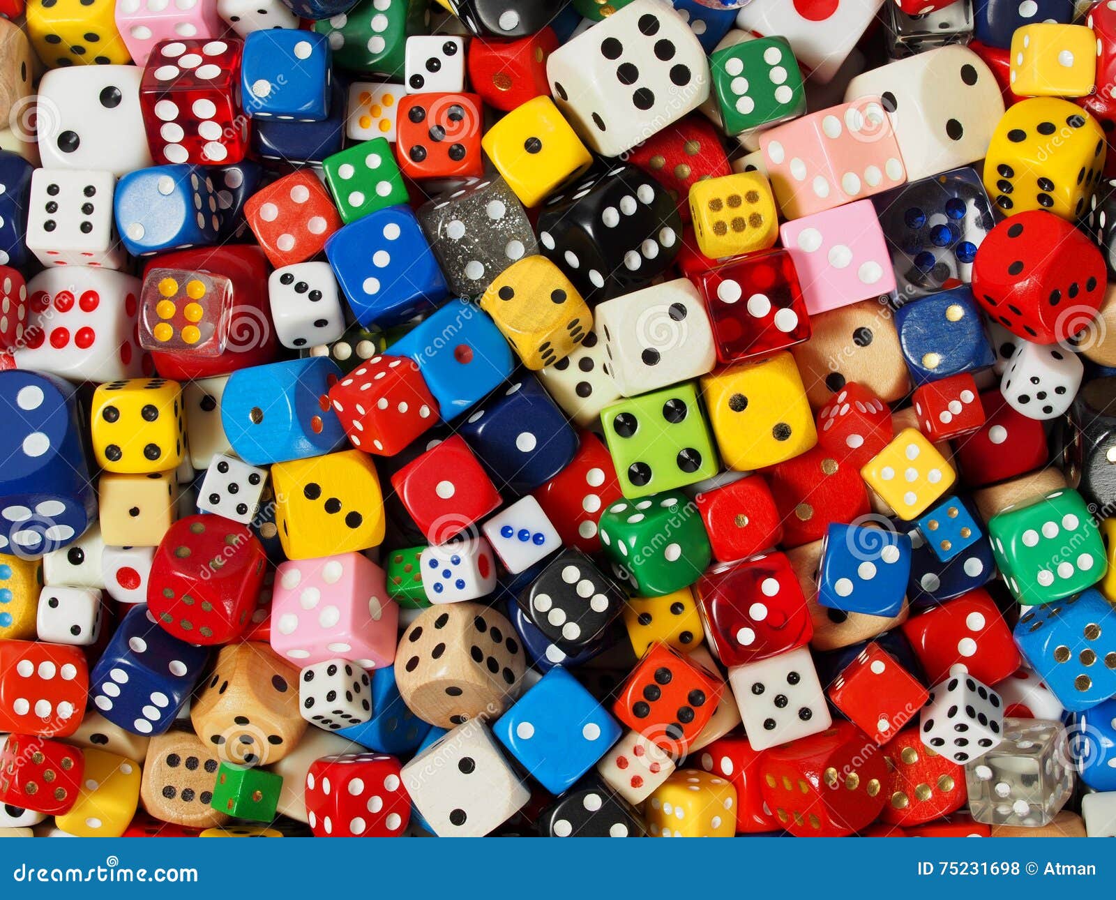 Cube dice collection stock photo. Image of dice, background - 75231698