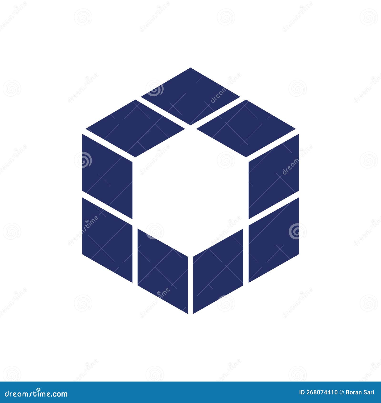 Cube Emblem Logo Brand, Symbol, Design, Graphic, Minimalist.logo Stock ...