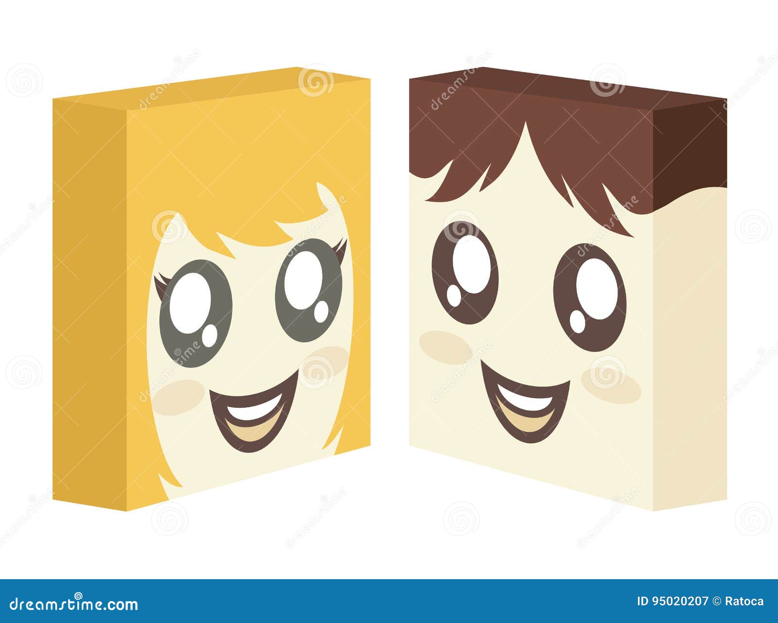 Cube face draw stock illustration. Illustration of square - 95020207
