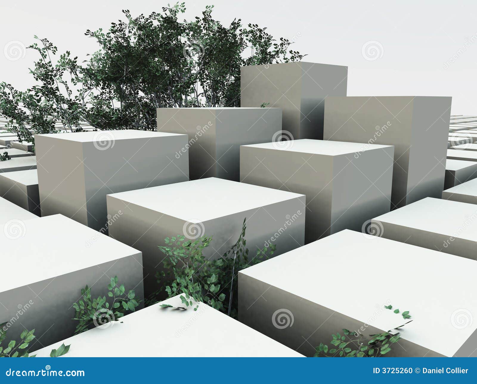Cube Garden Background Royalty-Free Stock Image | CartoonDealer.com ...