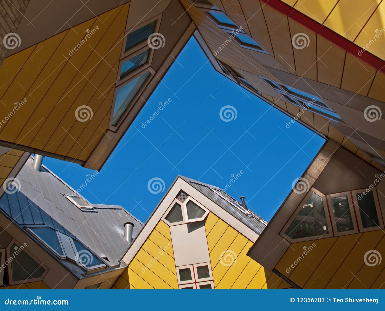 Cube Houses stock image. Image of facades, cube, elevation - 12356783
