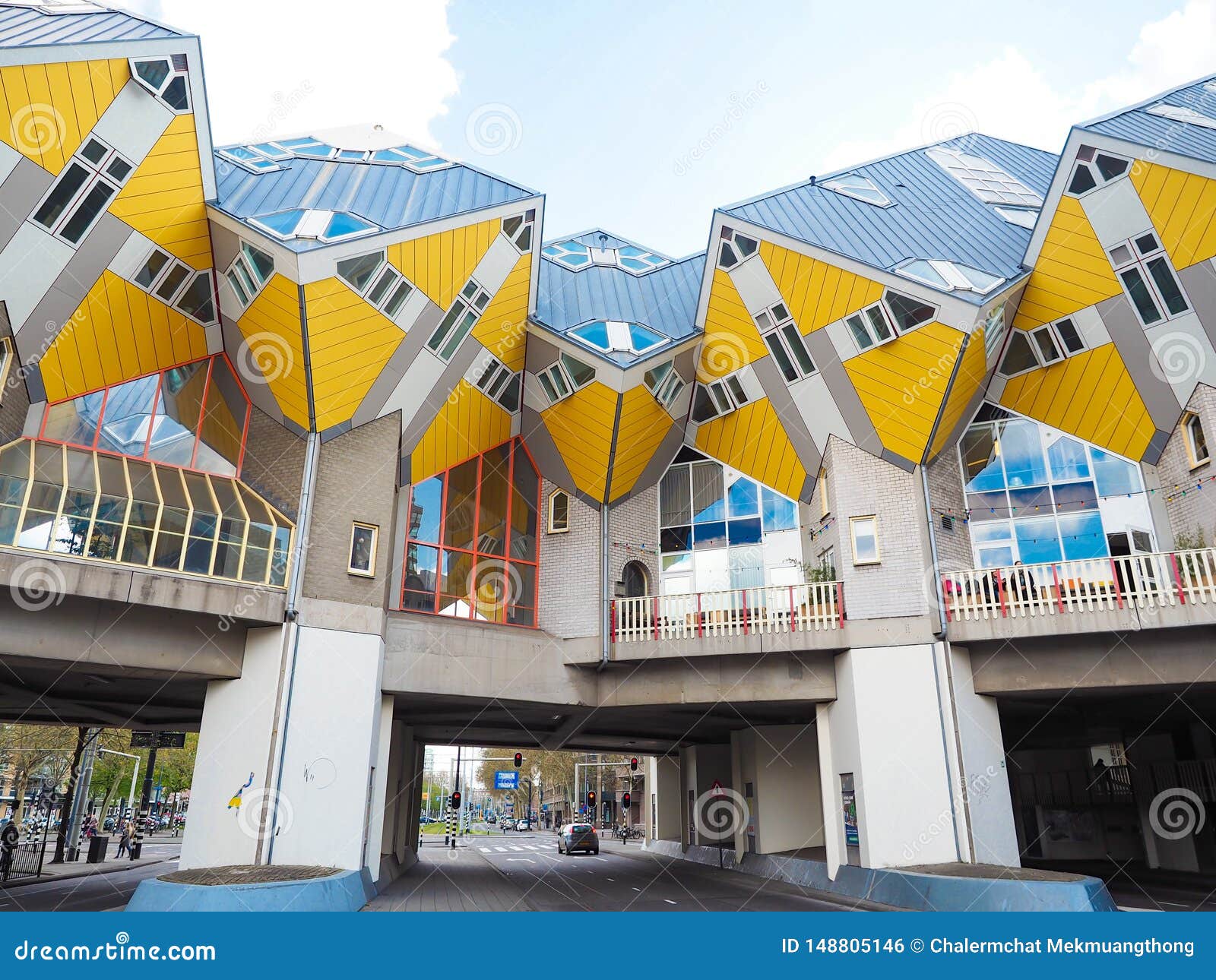 Cube Houses in Rotterdam; Netherlands Stock Photo - Image of europe ...