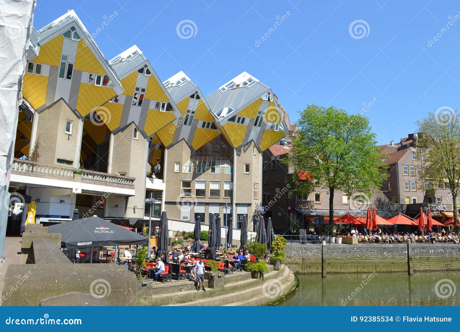 The Cube Houses in Rotterdam Editorial Stock Image - Image of tour ...
