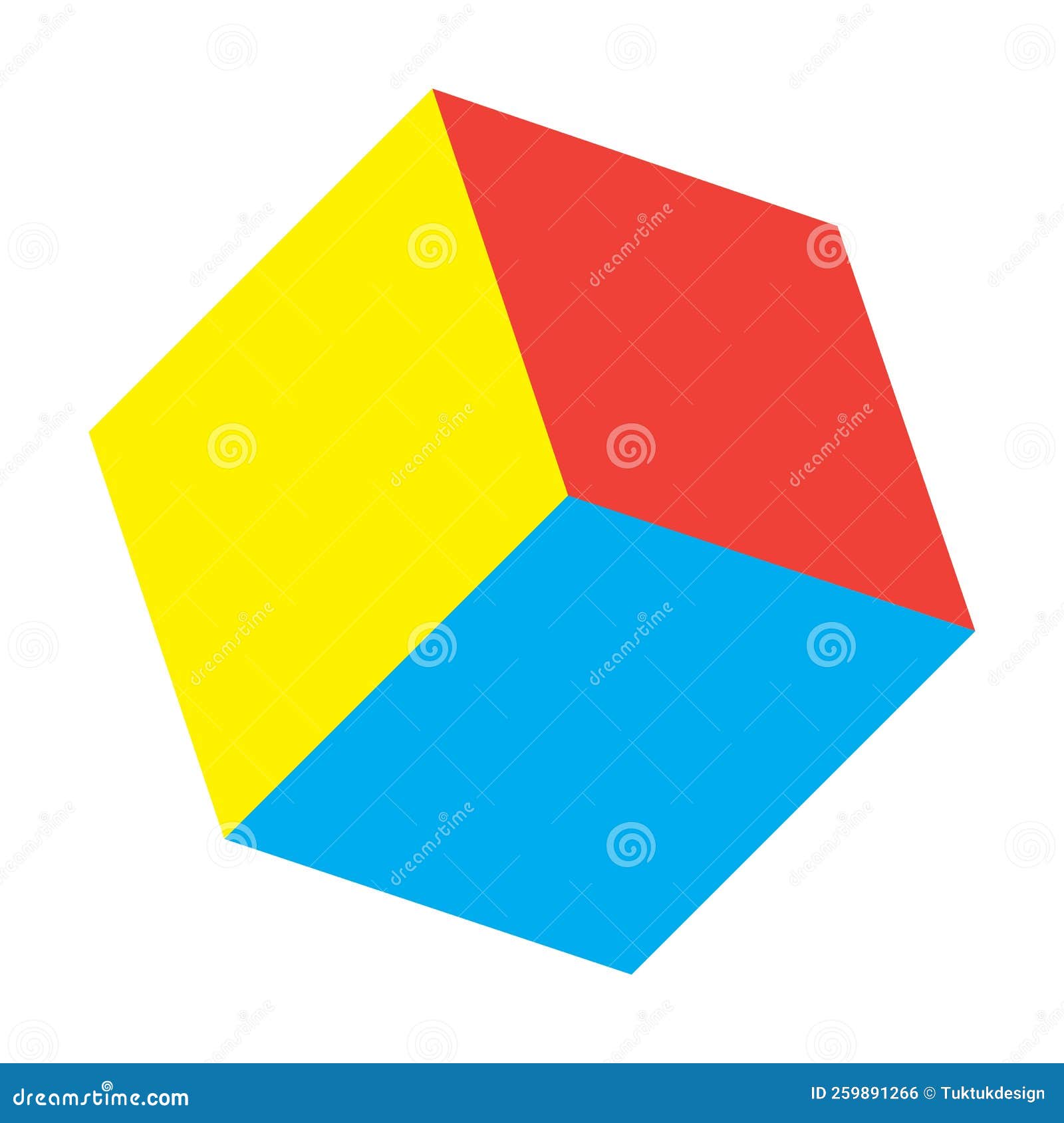 Cube Icon, Cuboid Block Shape Vector Element Stock Vector ...