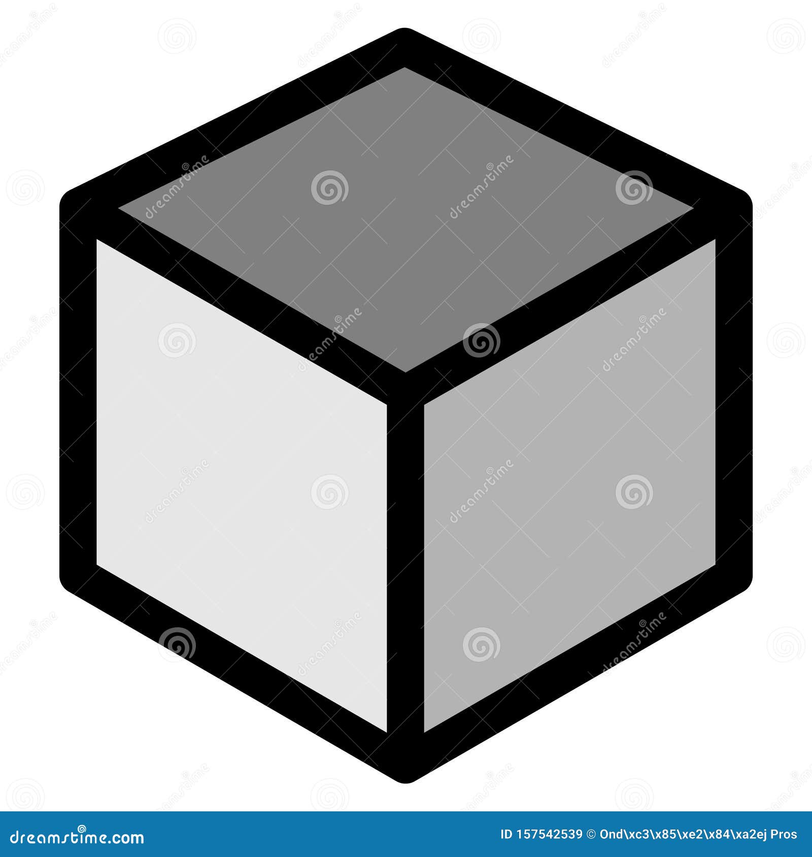 Cube Icon Graphic Design Vector, Symbol Modern Isolated Illustration ...