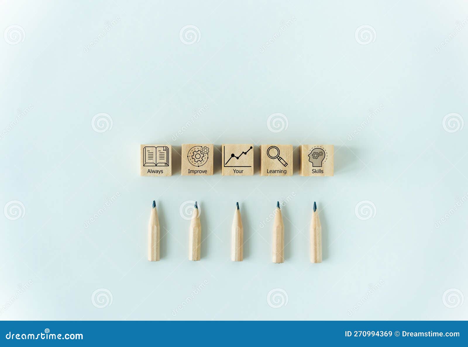 Cube with Icon. Learning or Training Skill Course or Classroom ...