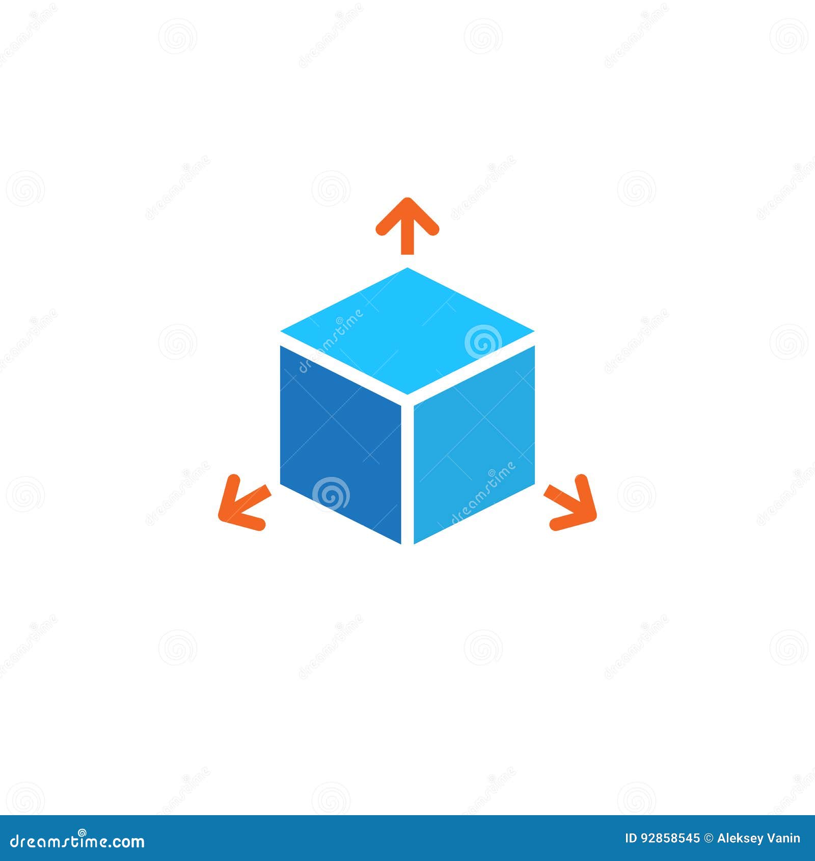 Cube Icon Vector, Solid Logo Illustration, Pictogram Isolated on White ...