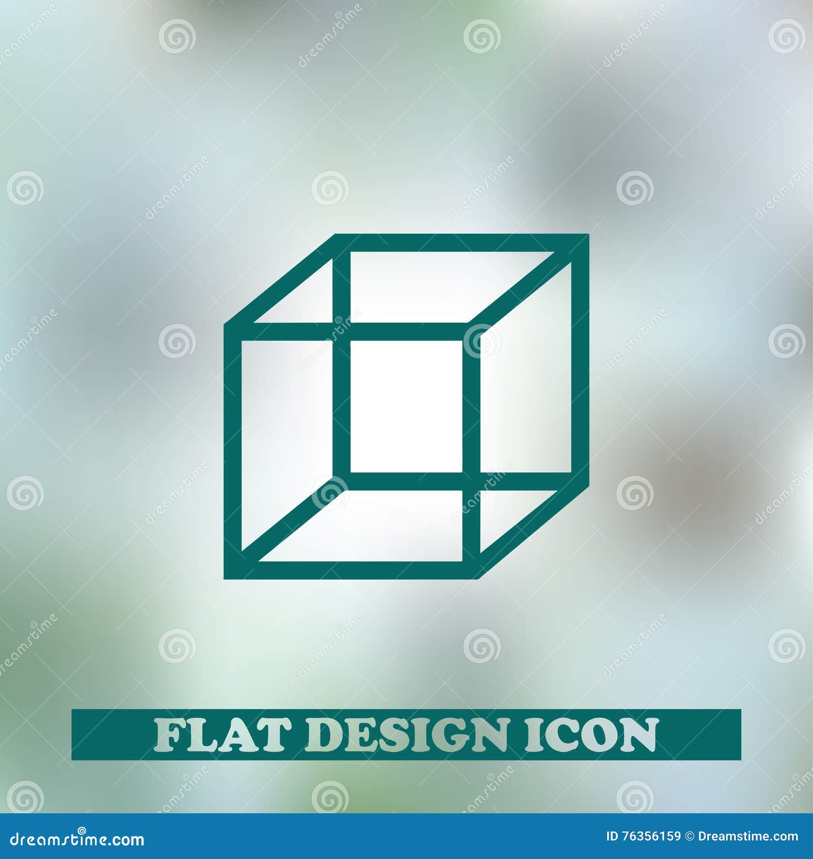 Cube Icon Vector. Web Design Stock Illustration - Illustration of ...