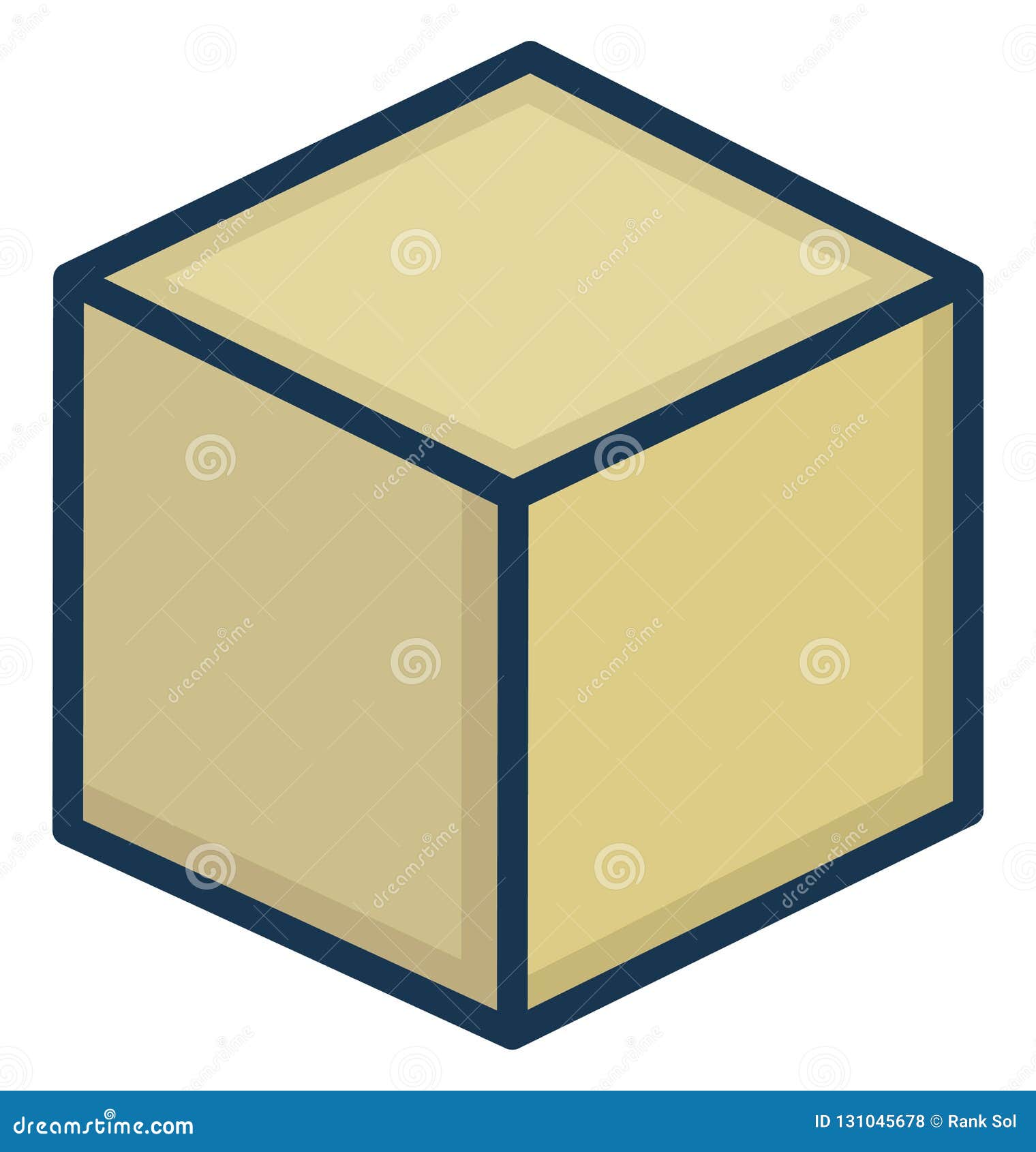 Modified Cube Design Model Stock Image | CartoonDealer.com #197269045