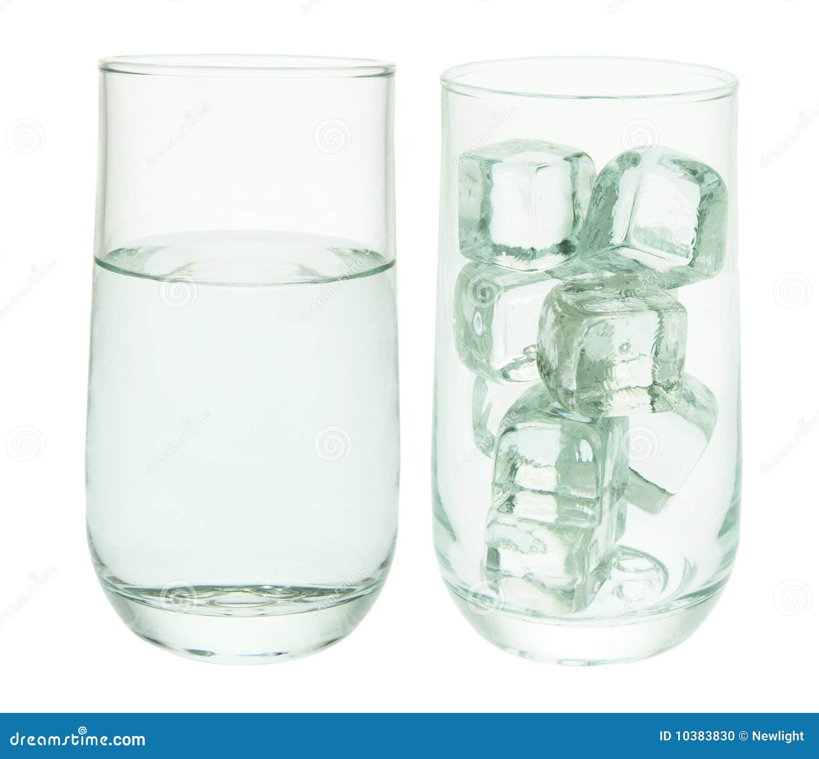 Cube L'eau De Glace En Verre Photo stock - Image du fond, culbuteur ...