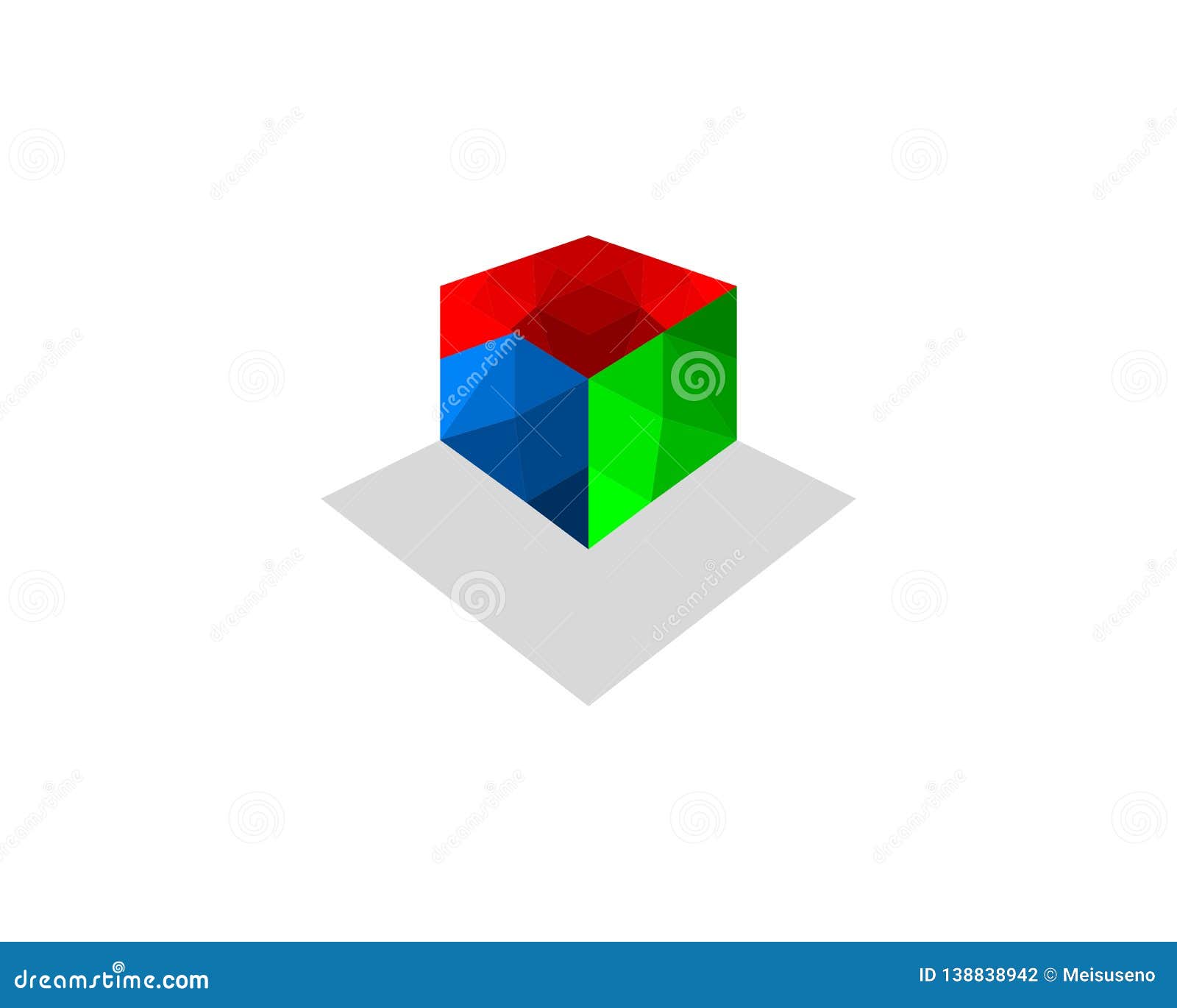 Cube logo design template stock vector. Illustration of education ...