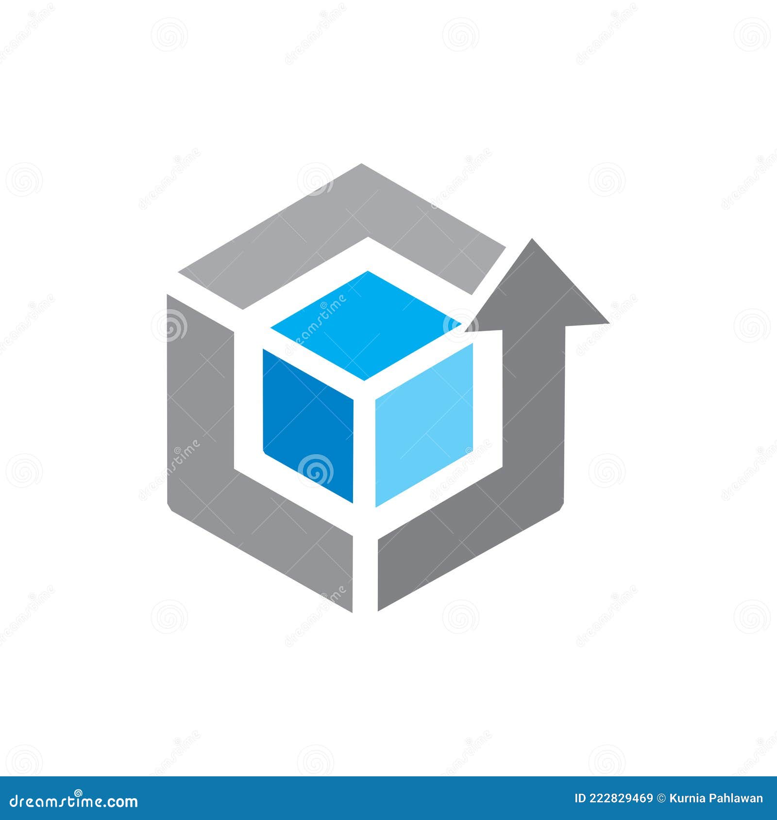 Cube Logo , Geometric Logo Vector Stock Vector - Illustration of design ...