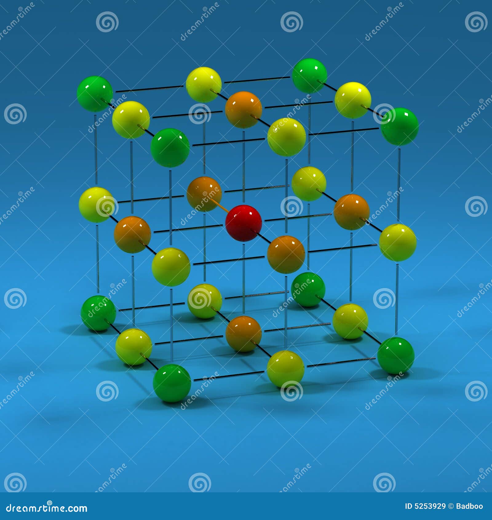 Cube Mesh stock illustration. Illustration of physics - 5253929