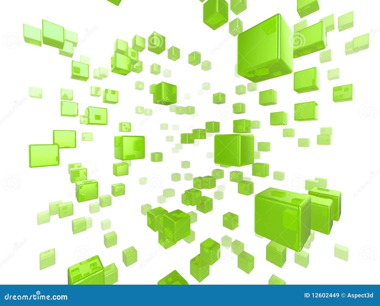 Cube network stock illustration. Illustration of array - 12602449