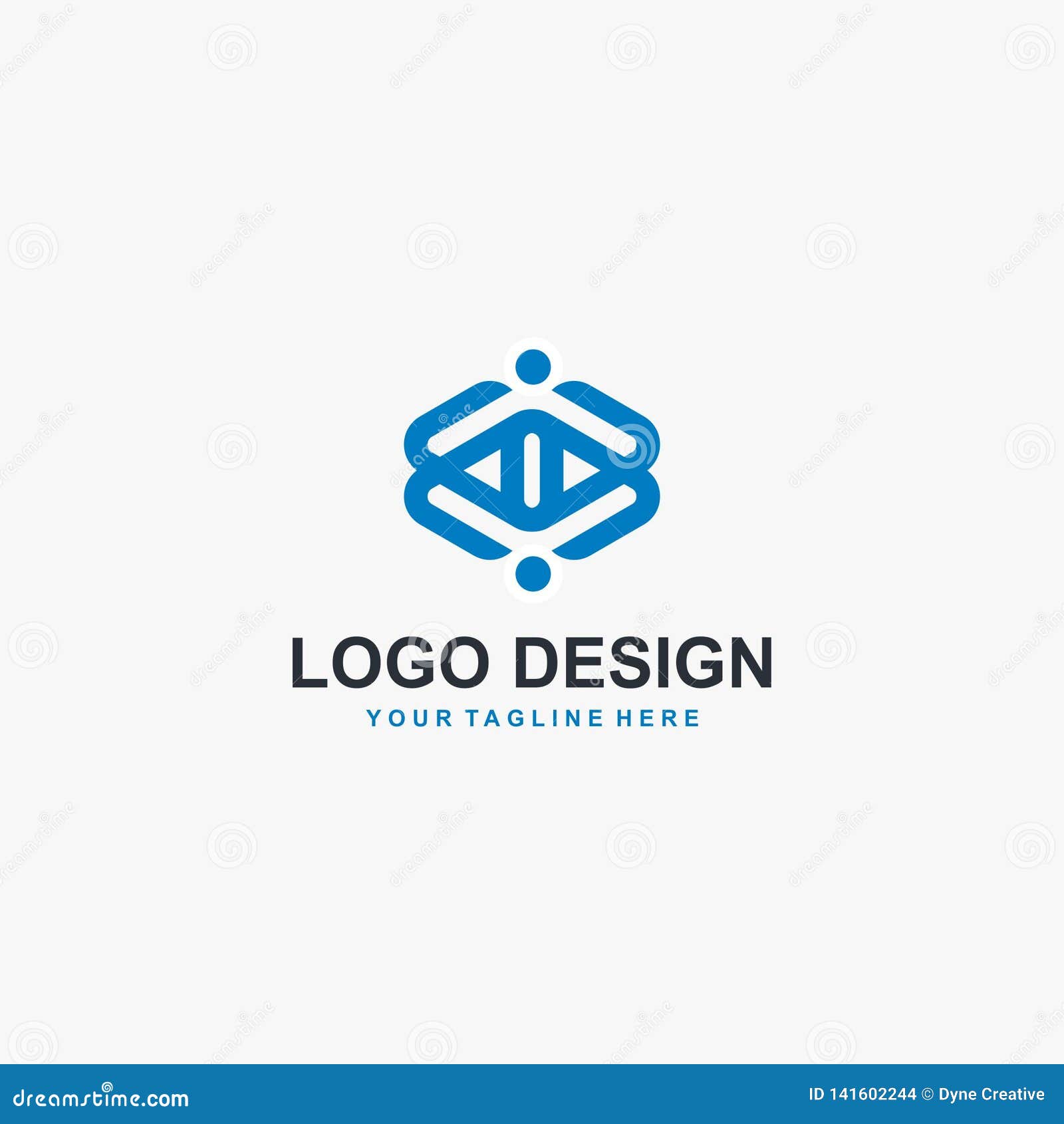 Cube Outline Logo Design Vector. Abstract Logo Design. Stock Vector ...