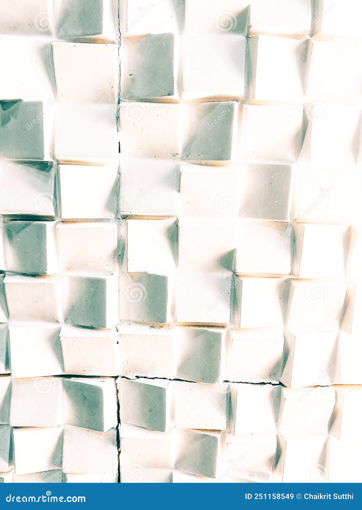 Cube Pattern Background with Natural Crack, Stock Image - Image of ...