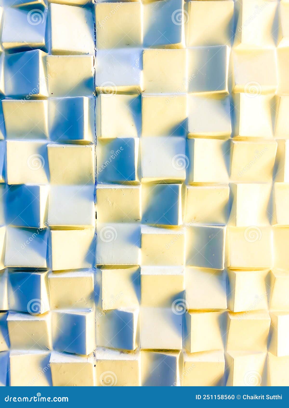 Cube Pattern Background with Natural Crack Stock Photo - Image of dirty ...