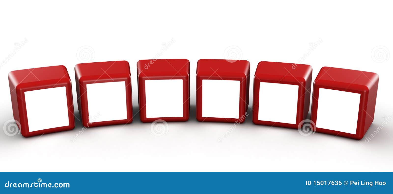 Cube Photo Frame Gallery Concept Stock Illustration - Illustration of ...
