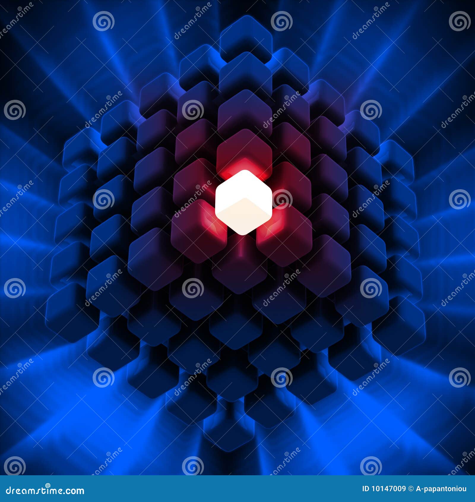 Cube Power Stock Illustration | CartoonDealer.com #10147009