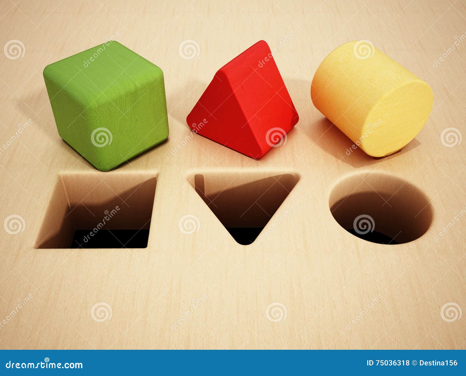 Cube Or Prism Colorful Pastel Chalks Drawing On A Blackboard With 3d ...