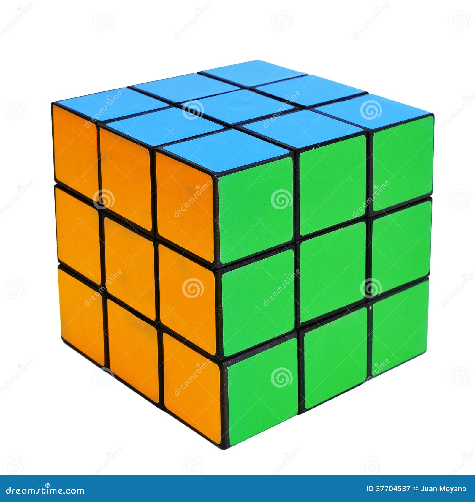 Cube Puzzle Of Multi-colored Rubber Shapes. Concept Of Decision Making ...