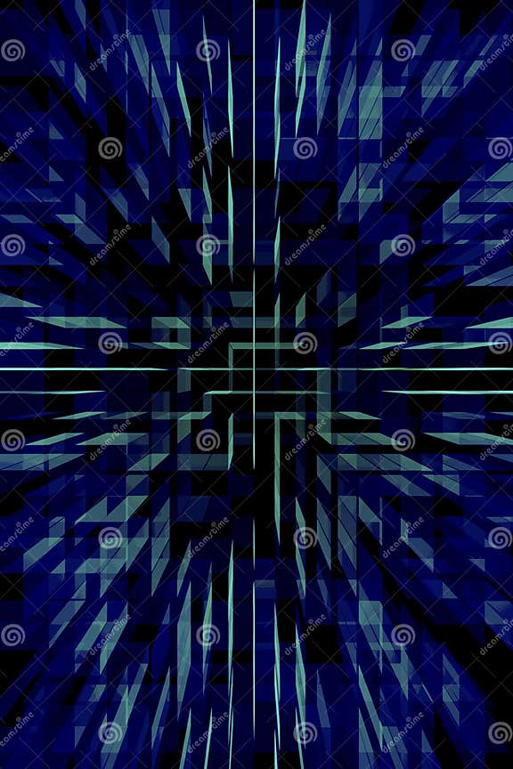 Cube Radial Depth Movement Technology Sense Poster Abstract Background ...