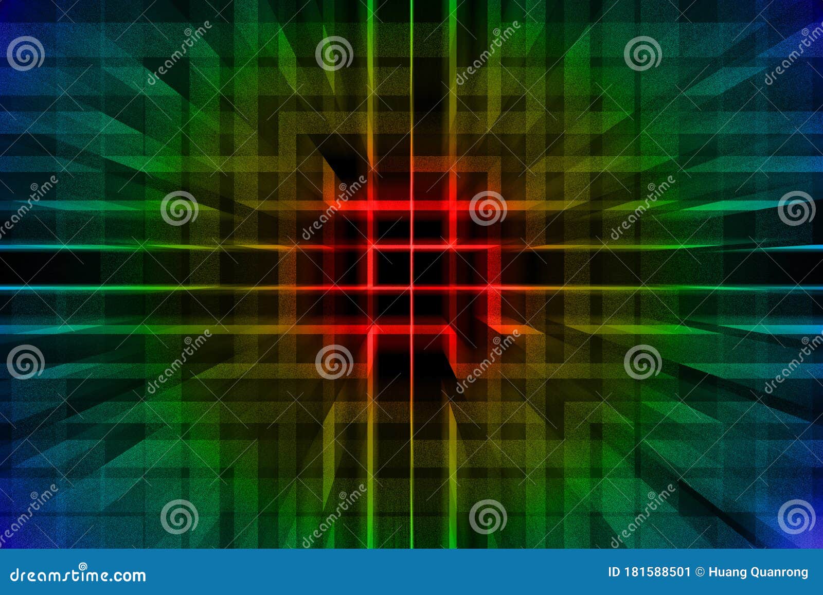 Cube Radial Depth Movement Technology Sense Poster Abstract Background ...