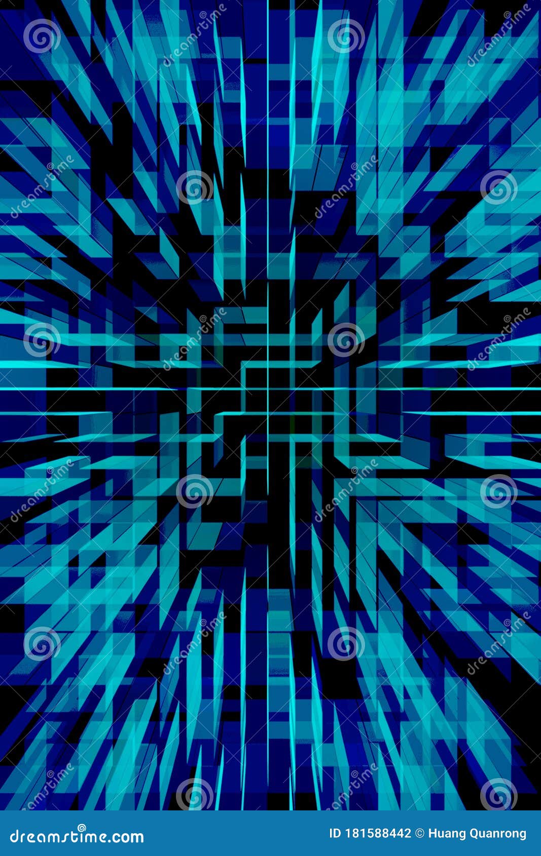 Cube Radial Depth Movement Technology Sense Poster Abstract Background ...