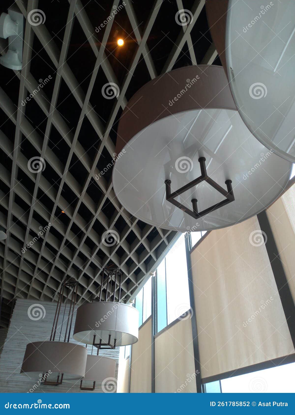 Cube on the roof stock photo. Image of cube, lamp, modern - 261785852