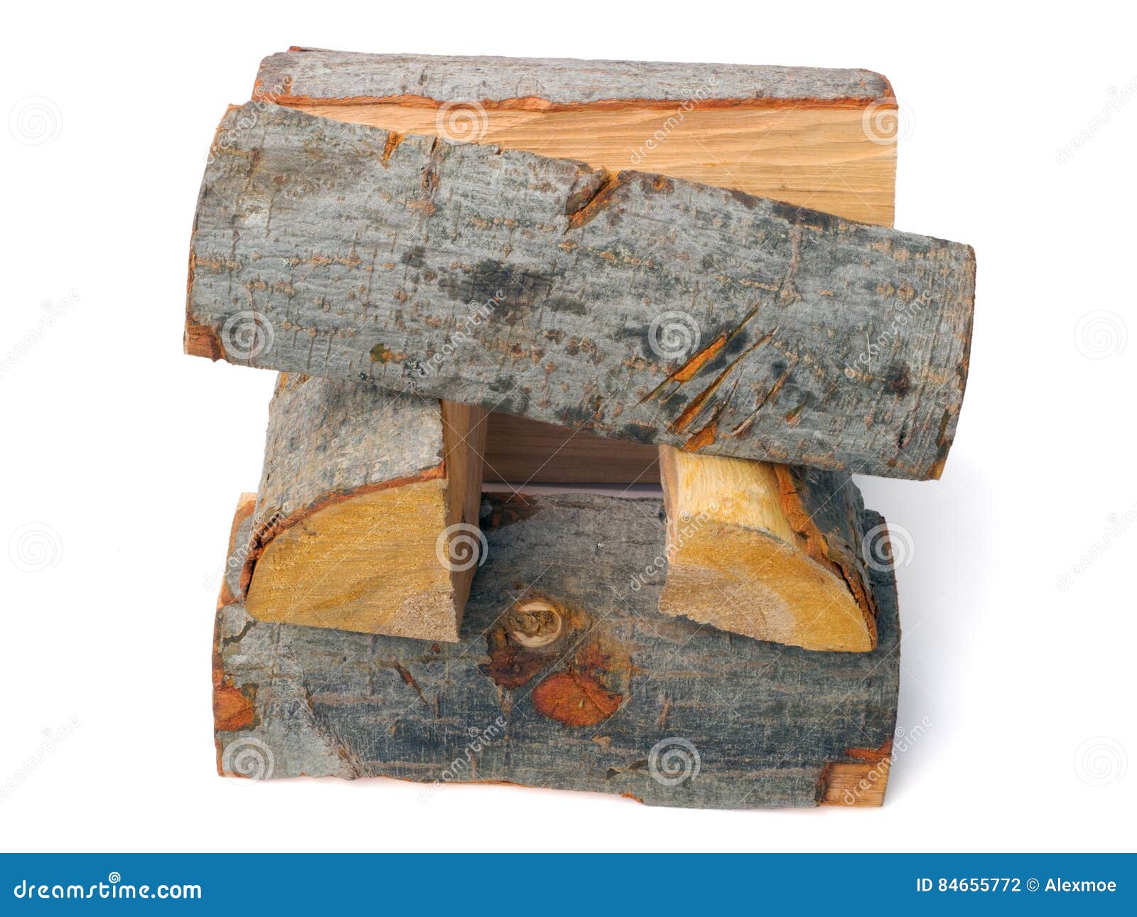 Cube-shaped Stack of Alder Firewood Stock Photo - Image of fire, crust ...