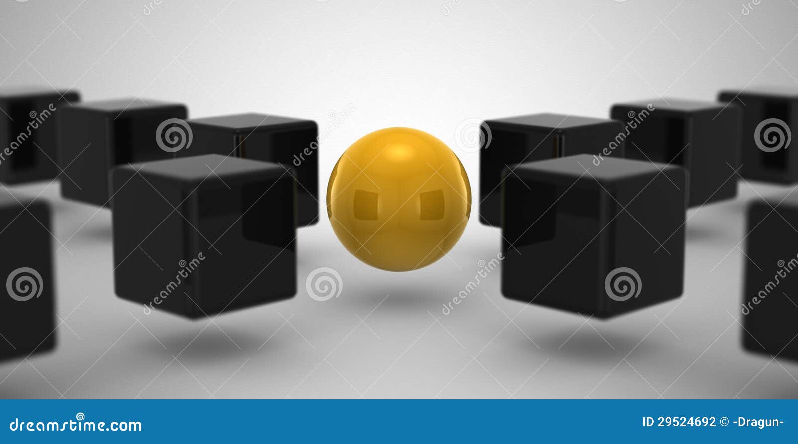 Cube & Sphere stock photo. Image of cube, shape, object - 29524692